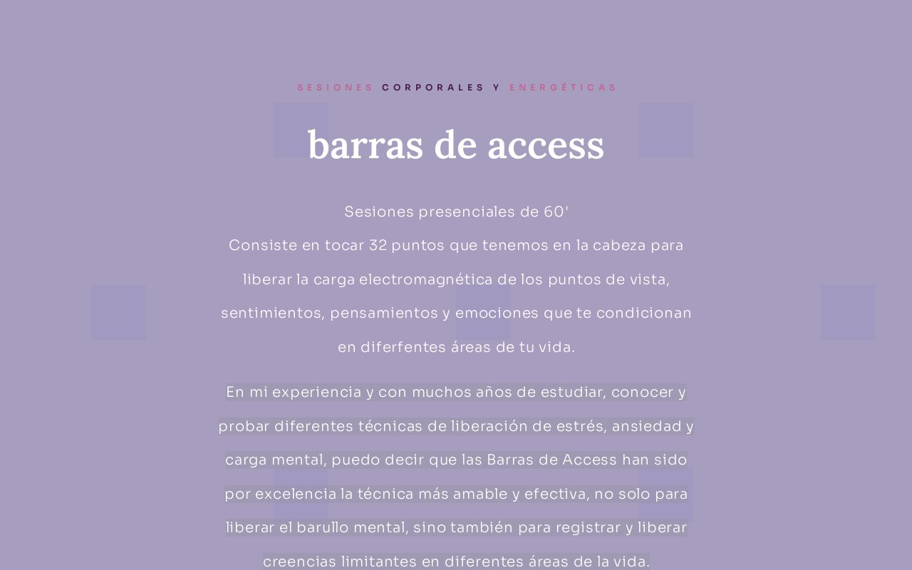 Sesiones de Barras